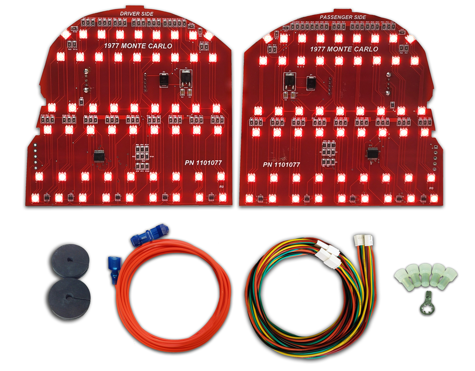 1977 Monte Carlo - 2 Panel Sequential LED Taillight Kit | DIGI-TAILS
