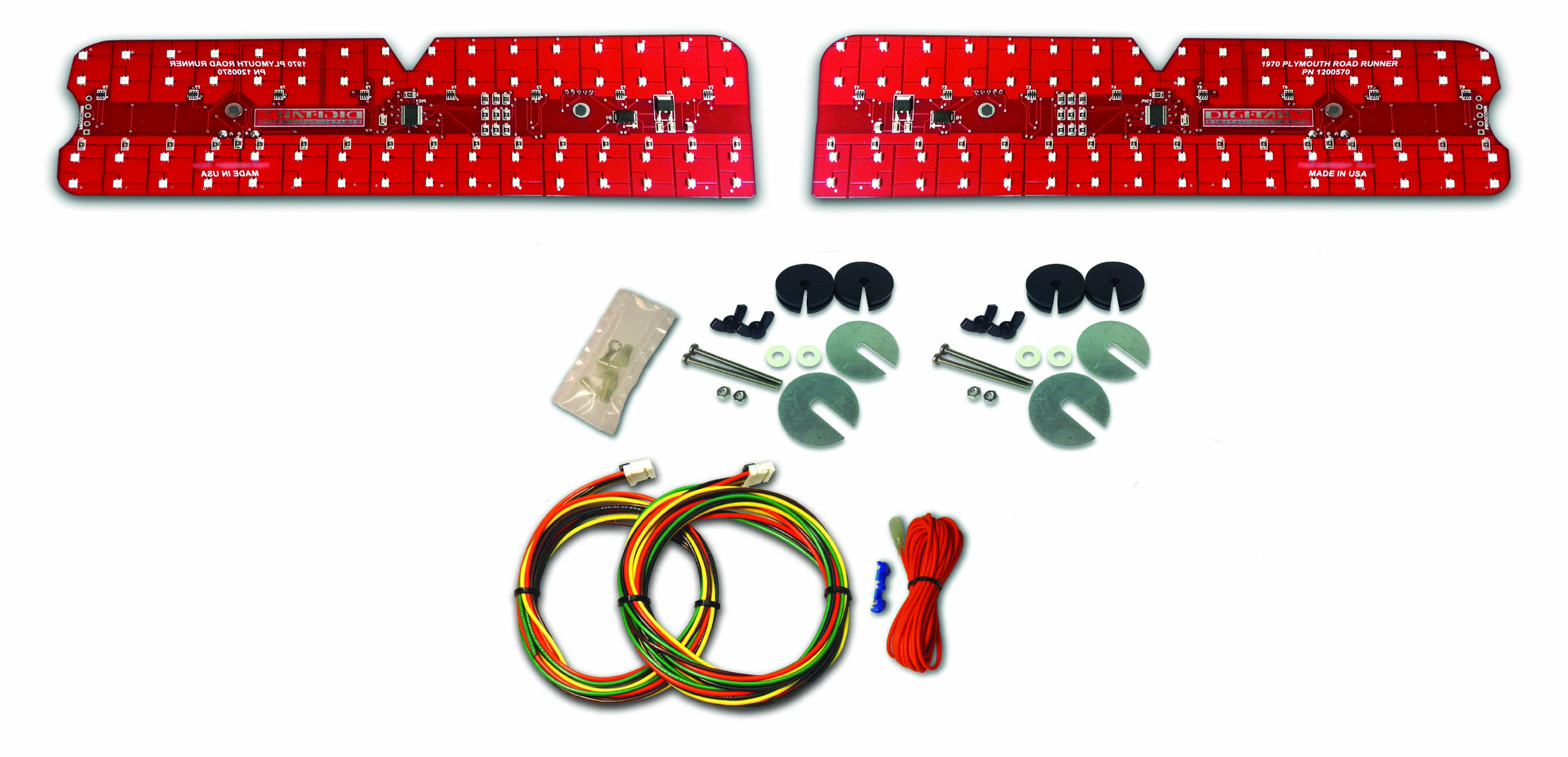 1970 Road Runner - 2 Panel Sequential LED Taillight Kit | DIGI-TAILS